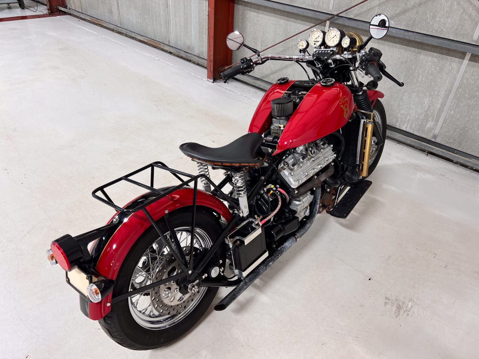 For Sale: A Ford Flathead V8 Motorcycle