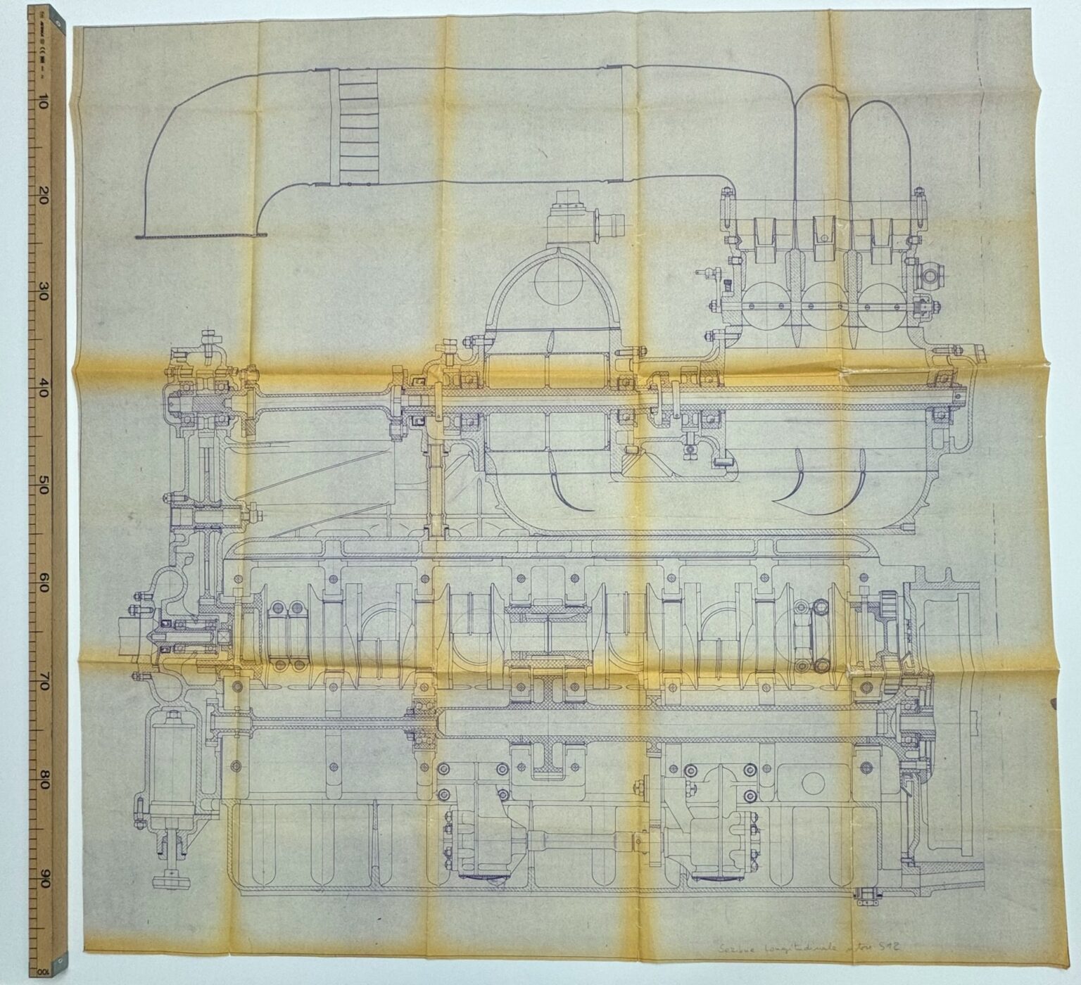 A Fascinating Set Of Vintage Alfa Romeo Factory Blueprints