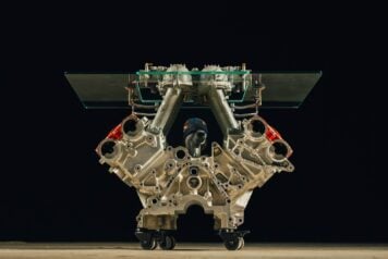 Perfect Patina: A Ferrari F119 V8 Engine Coffee Table