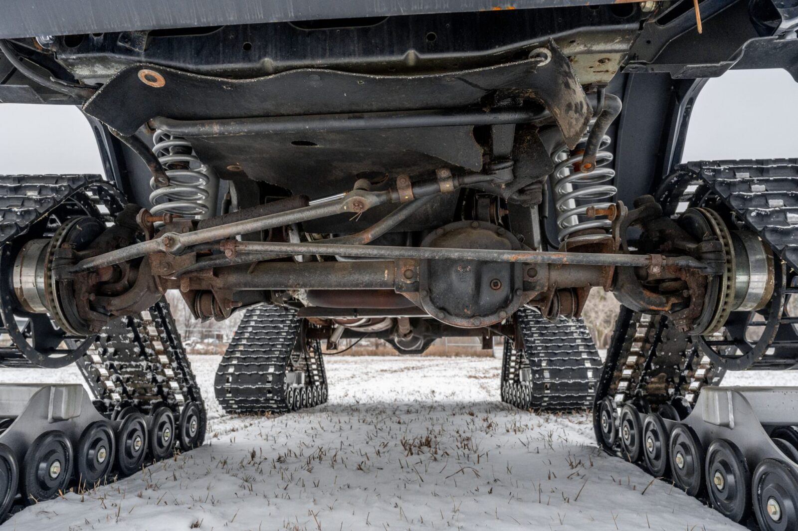 Winter Weapon For Sale: A Jeep Cherokee On A Dominator Track System