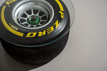 Formula 1 Wheel Coffee Table