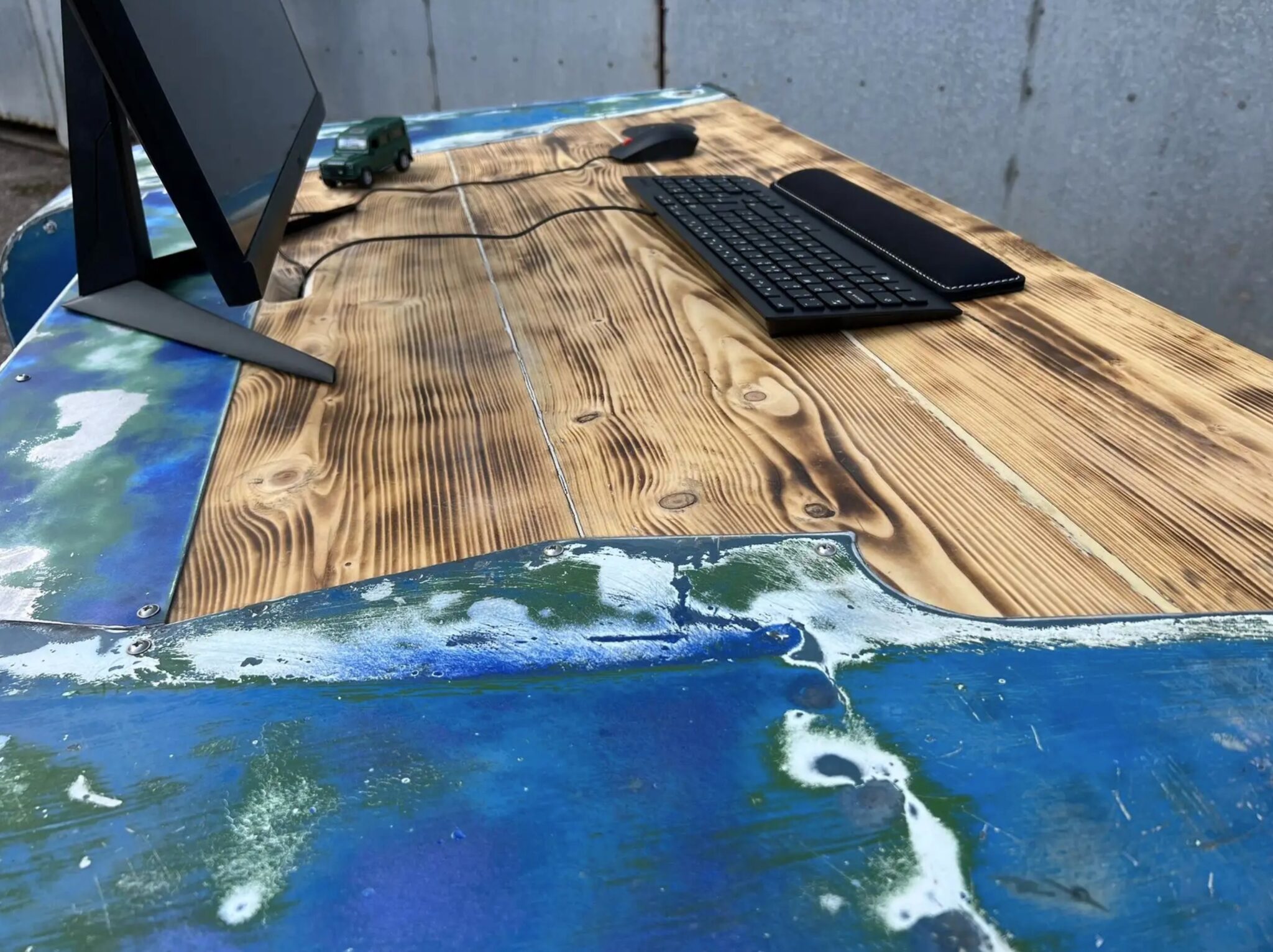 Work From Home: A Land Rover Office Desk With Wireless Charging