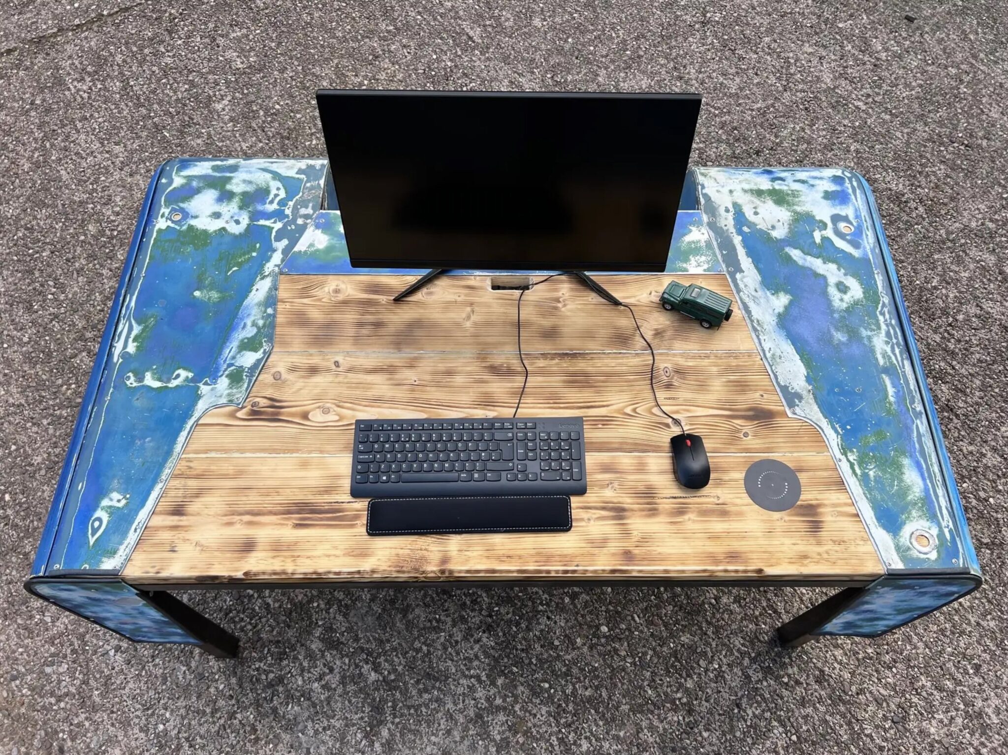 Work From Home: A Land Rover Office Desk With Wireless Charging