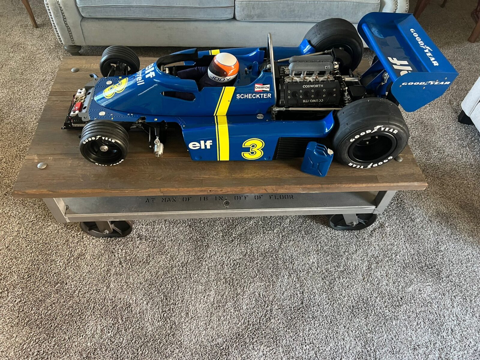 For Sale: An Incredible 1:3rd Scale V8-Powered Tyrrell P34 R/C Car