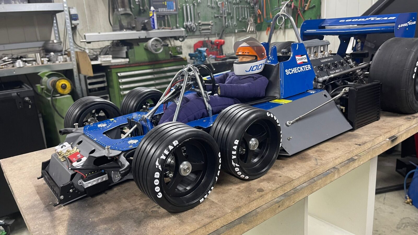 For Sale: An Incredible 1:3rd Scale V8-Powered Tyrrell P34 R/C Car