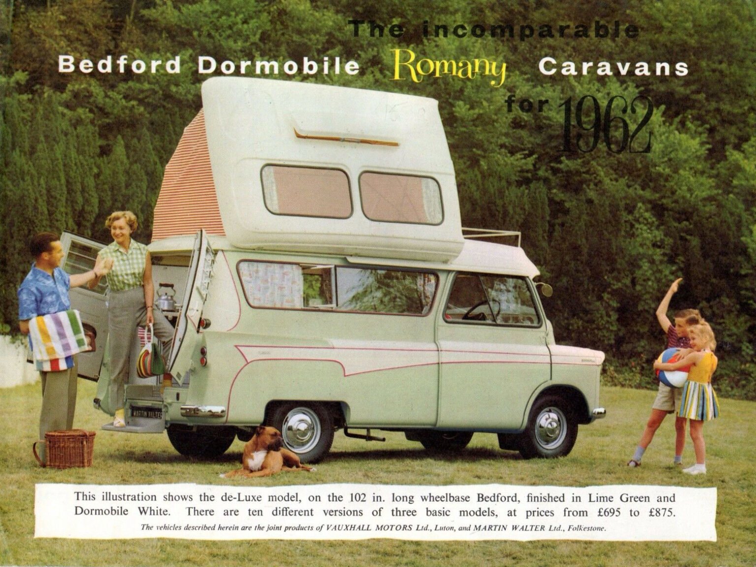 Rare Vintage Home-On-Wheels: A 1961 Bedford Dormobile Camper
