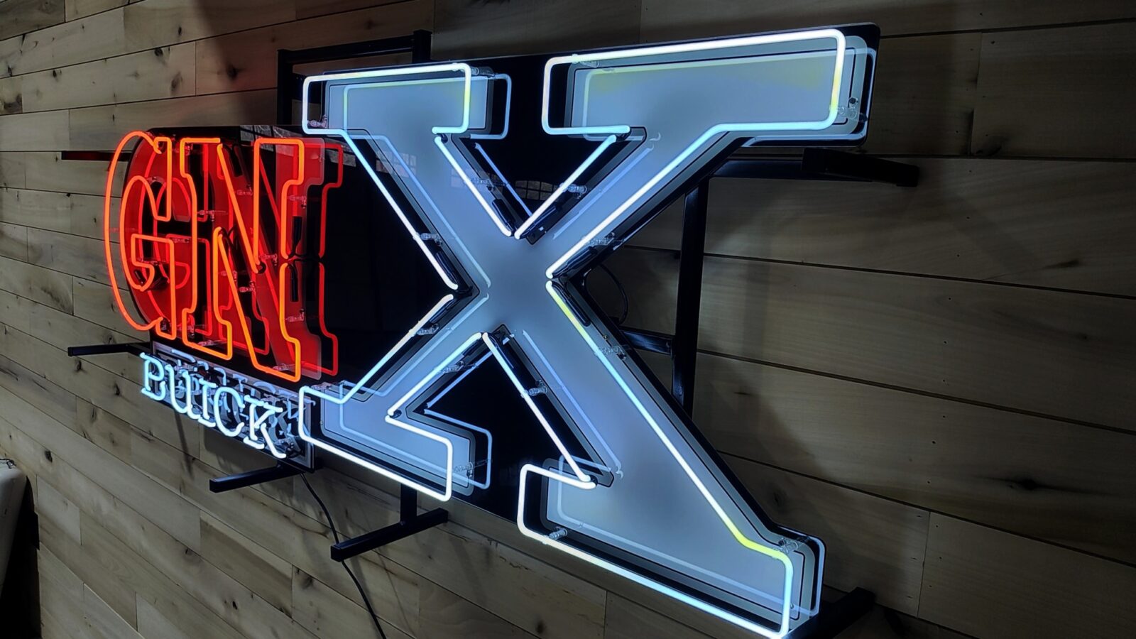 A Retro 1980s-Style Buick GNX Neon Sign