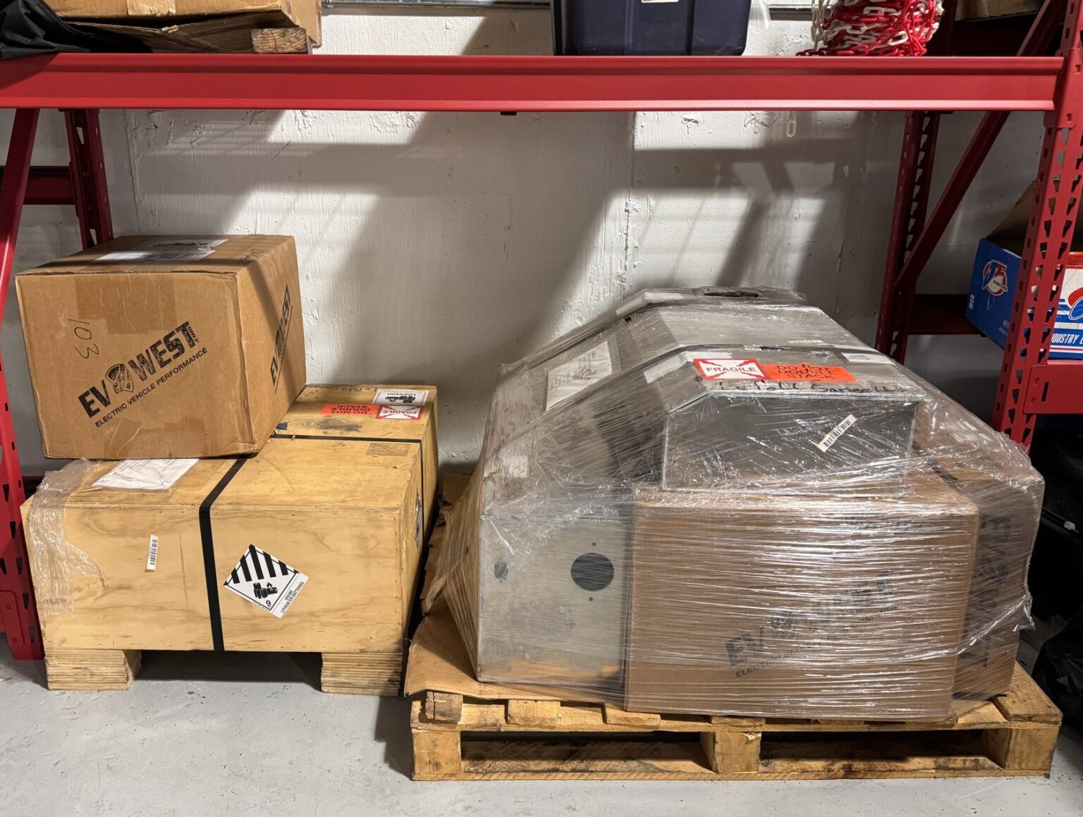 An EV West Volkswagen Beetle Electric Conversion Kit