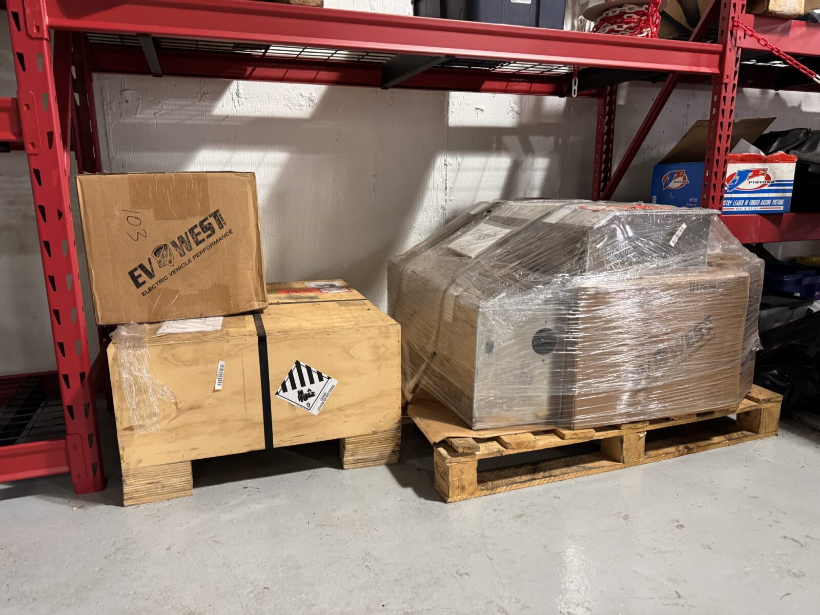 An EV West Volkswagen Beetle Electric Conversion Kit