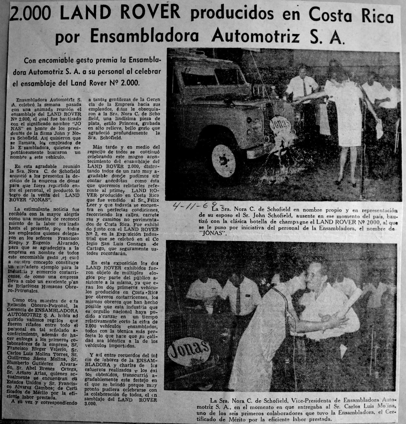 Built In Costa Rica: An Ensambladora Automotriz Land Rover Series 2A
