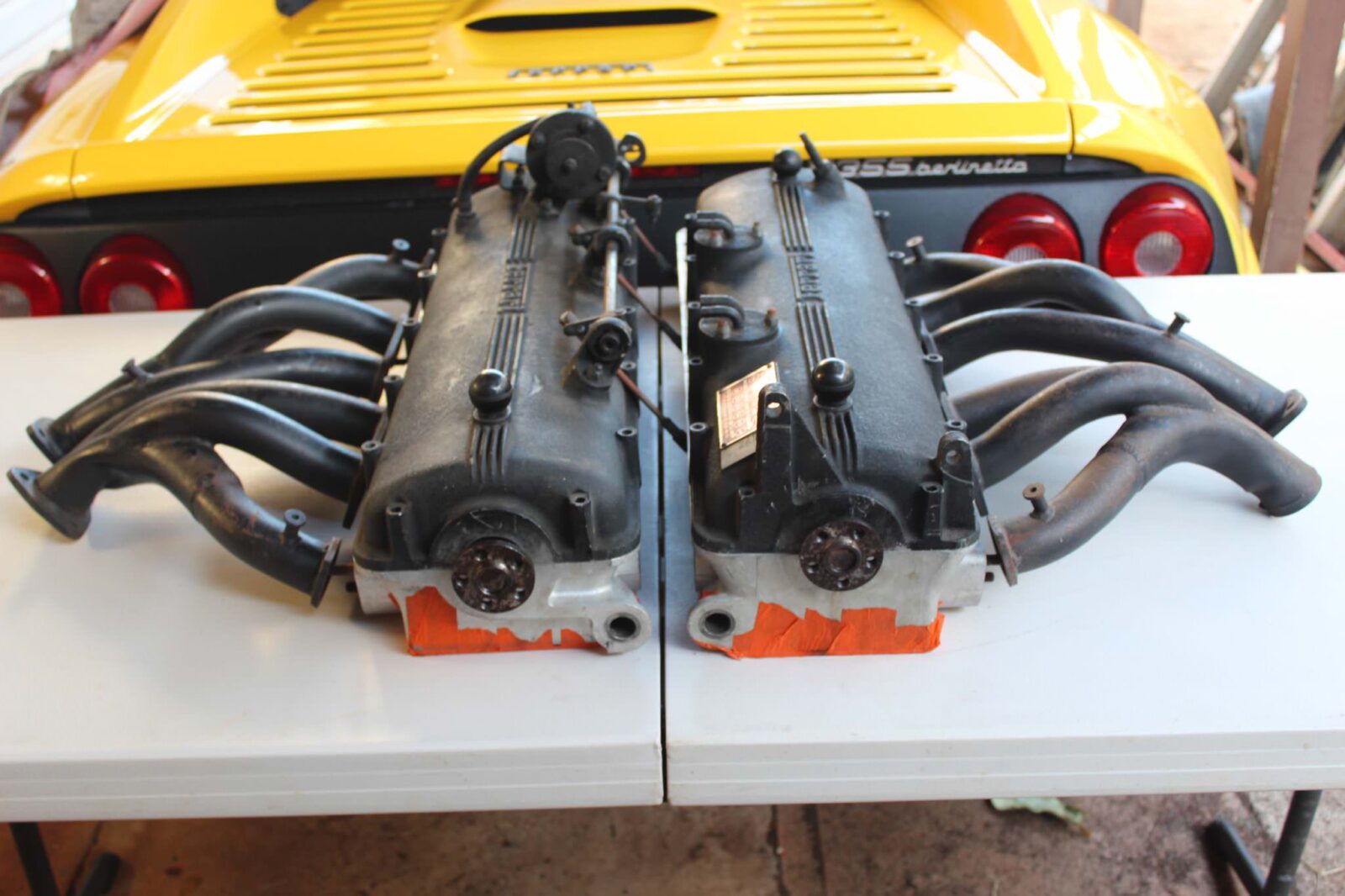 Needs Assembly: A Dismantled Ferrari 4.4 Liter Colombo V12 Engine