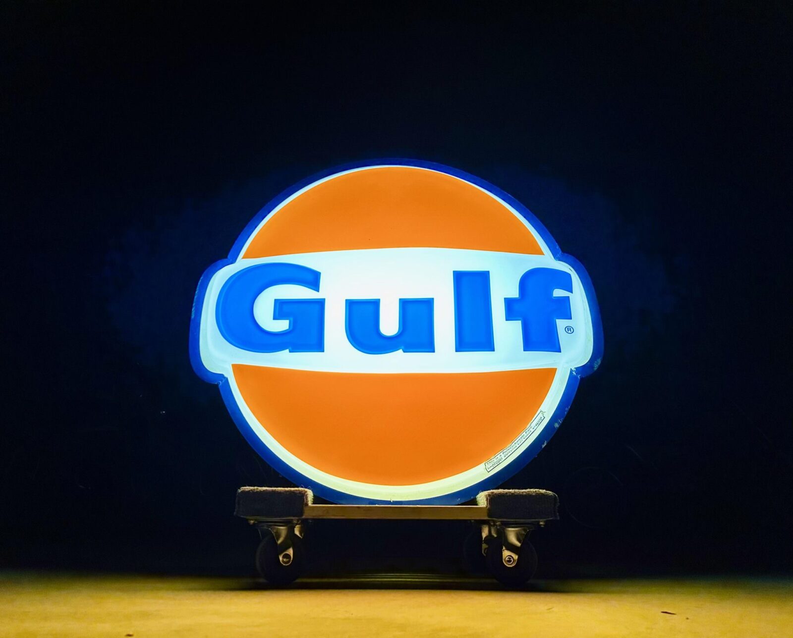 For Sale: A Vintage Gulf Oil Sign