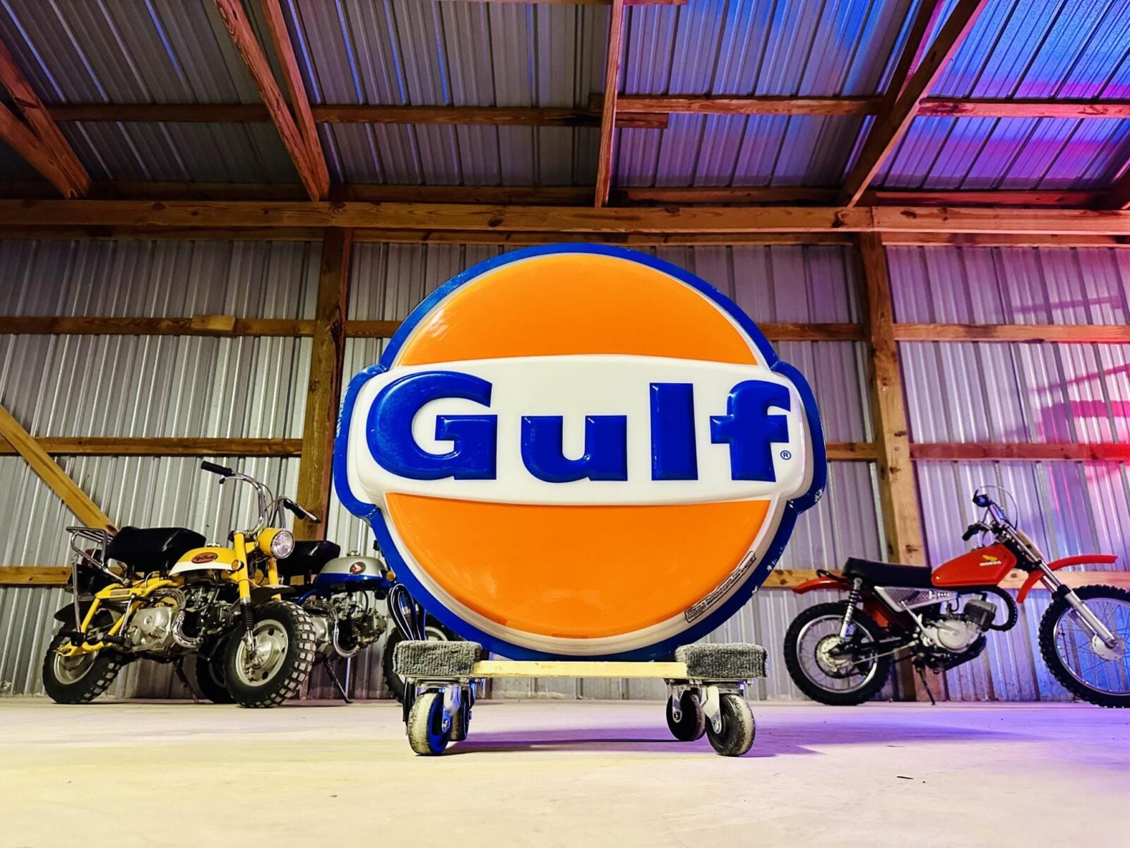 For Sale: A Vintage Gulf Oil Sign