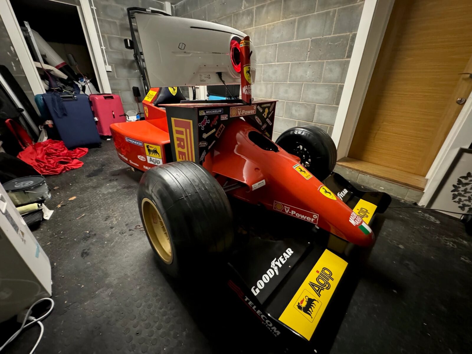 For Sale: A Homemade Ferrari Formula 1 Simulator
