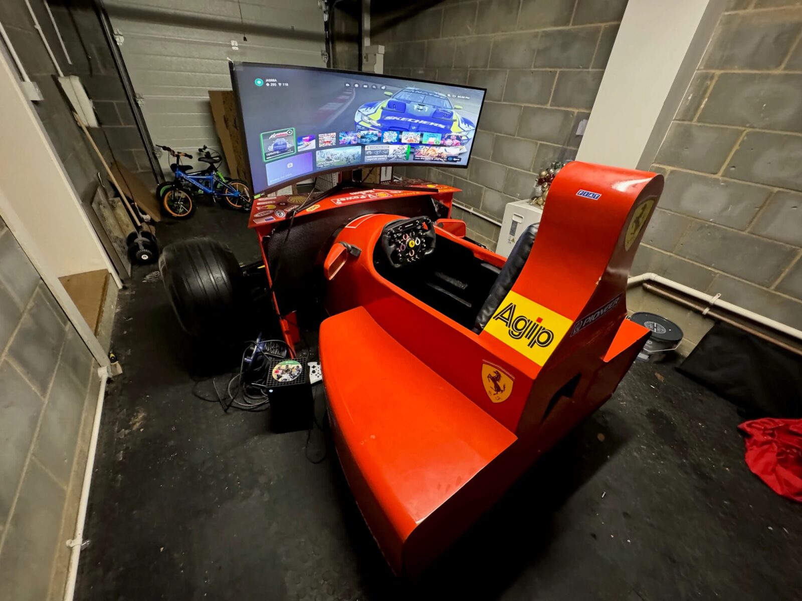 For Sale: A Homemade Ferrari Formula 1 Simulator