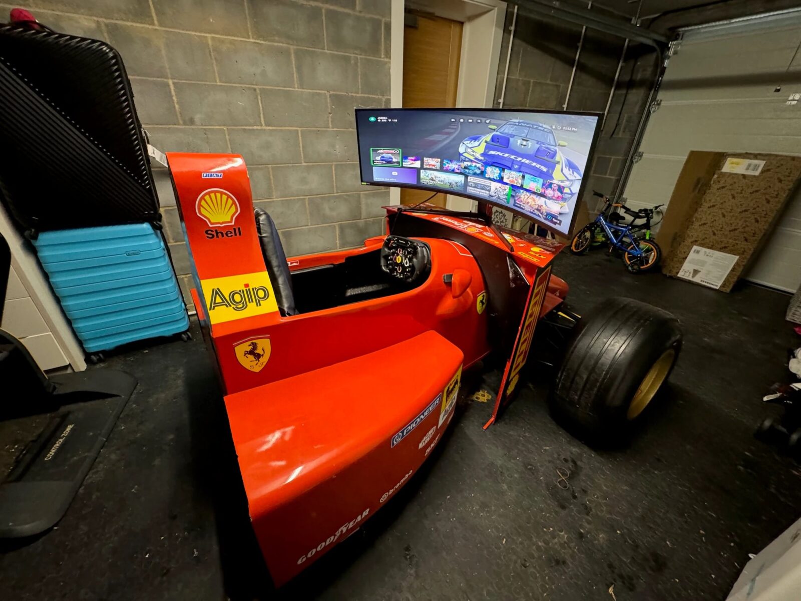 For Sale: A Homemade Ferrari Formula 1 Simulator