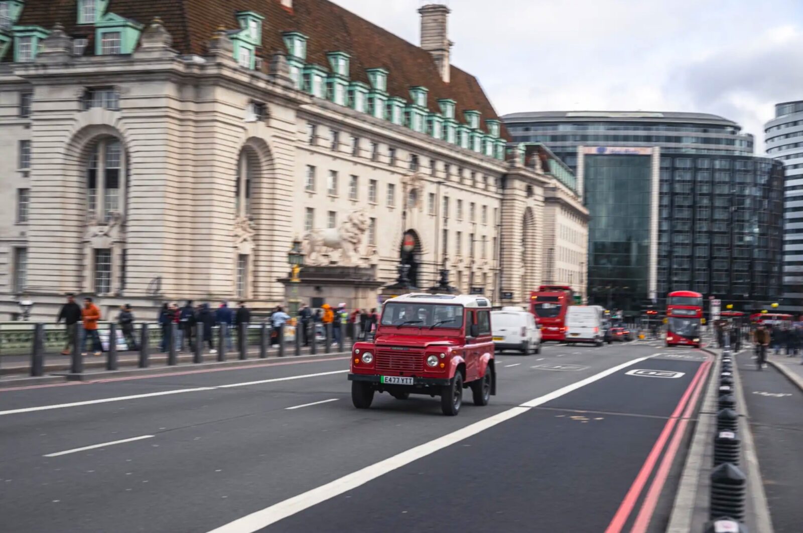 For Sale: An Unusual 100% Electric Land Rover Defender 90