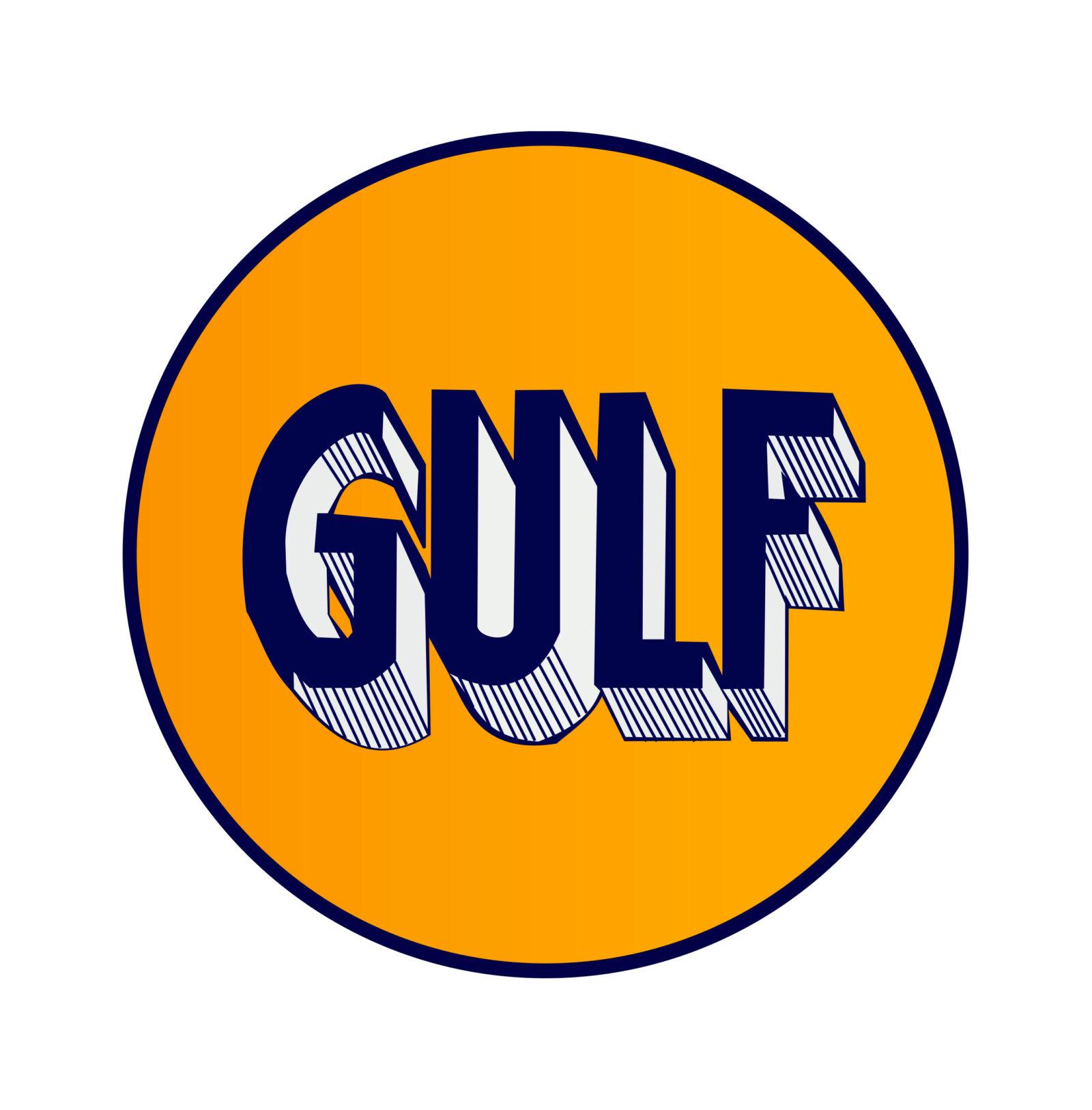 For Sale: A Vintage Gulf Oil Sign