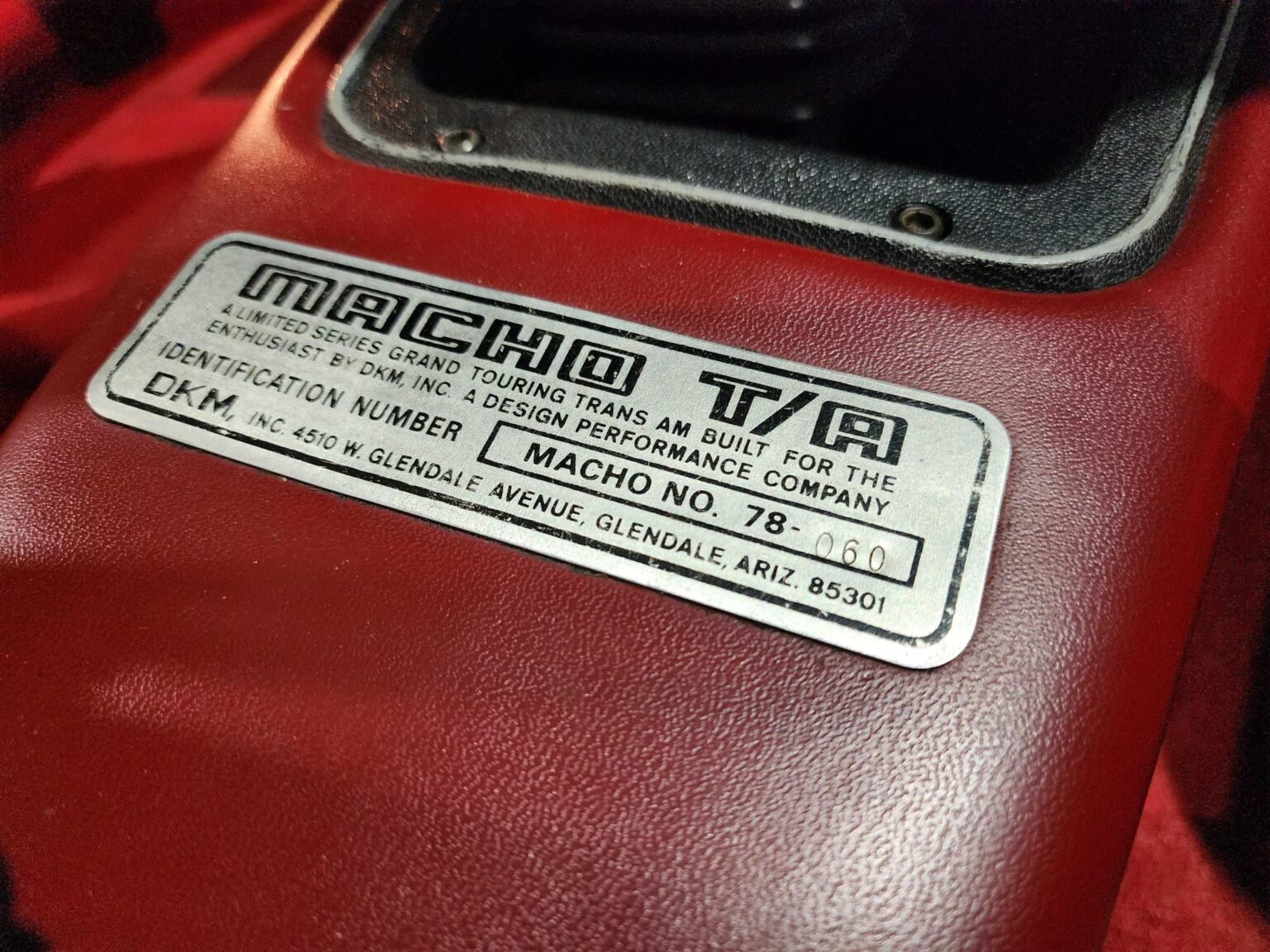 For Sale: A Rare 1978 Pontiac Firebird "Macho" Trans Am