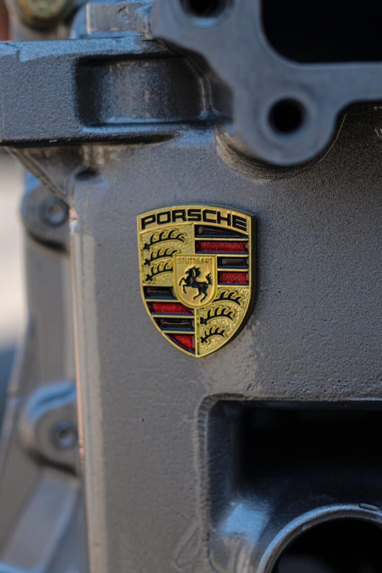 A Porsche 930 Turbo Engine Block Coffee Table