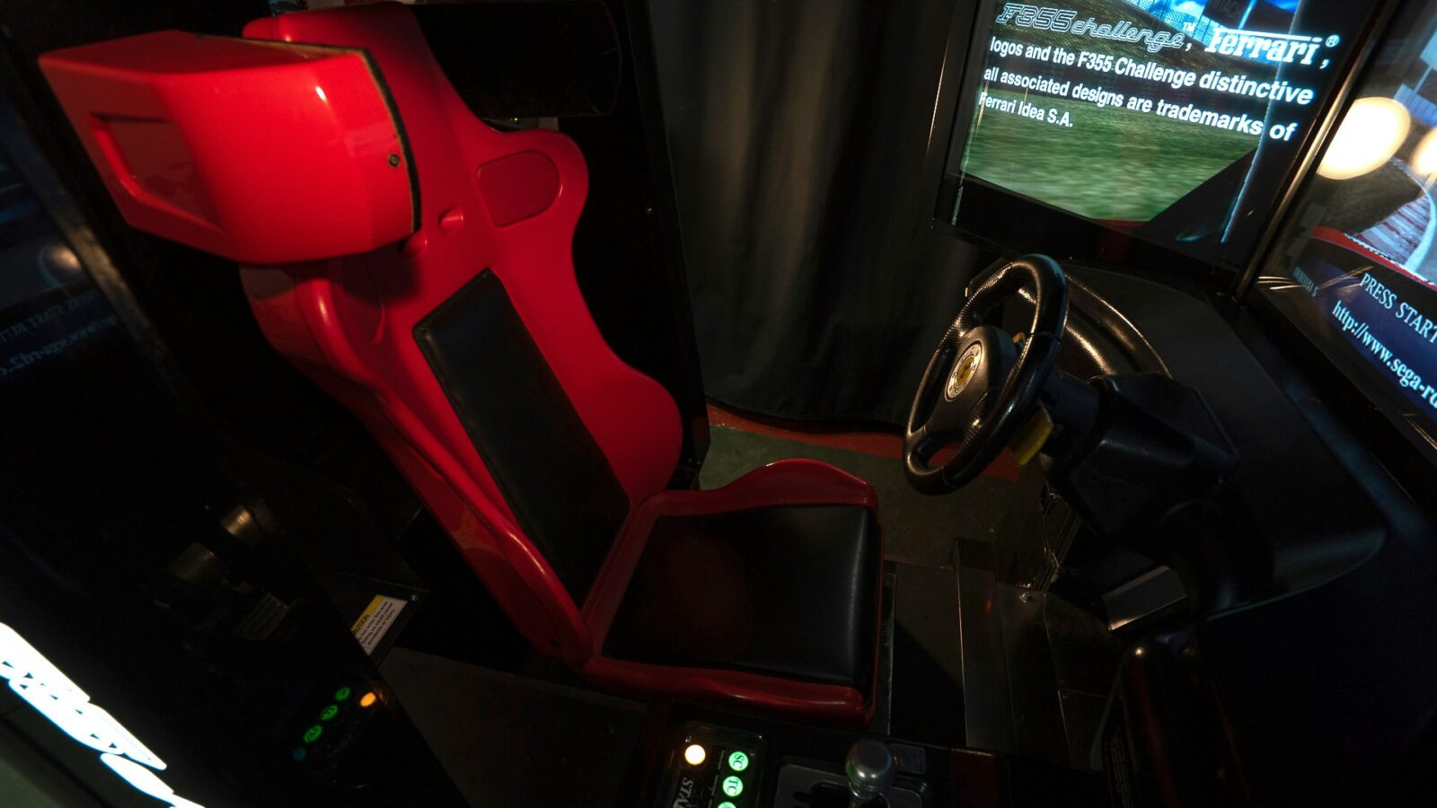 For Sale: A 1999 Sega Ferrari F355 Challenge DX Racing Simulator