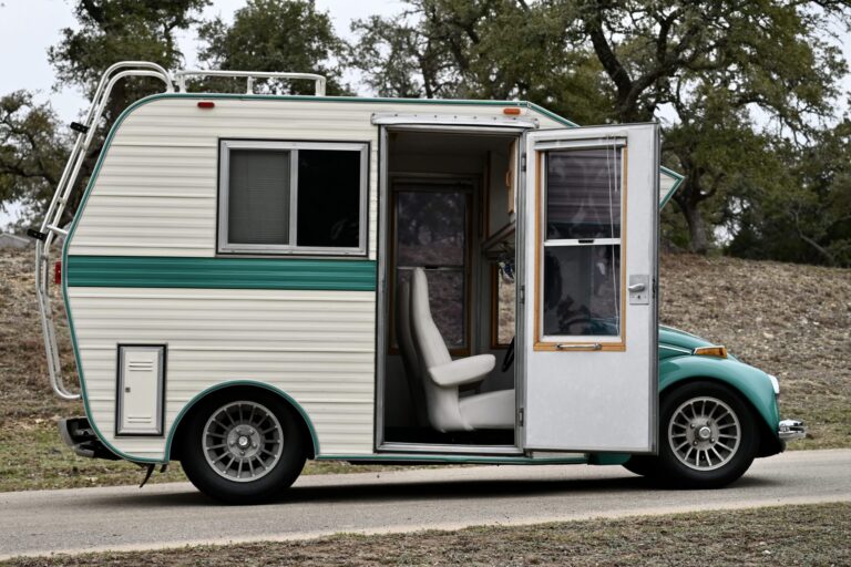 An Unusual Volkswagen Beetle "Super Bugger" Camper