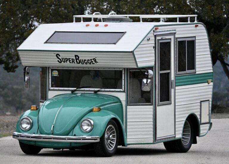 An Unusual Volkswagen Beetle "Super Bugger" Camper