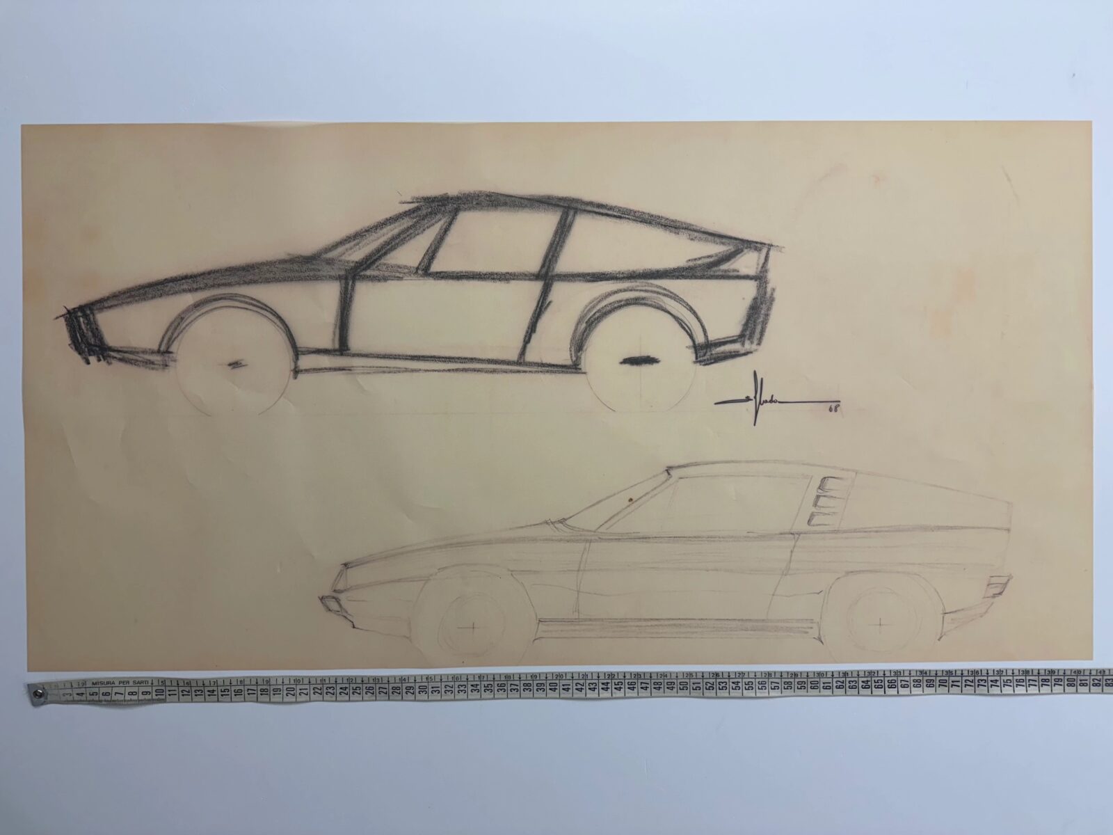 For Sale: A Collection Of Historic Bertone Blueprints