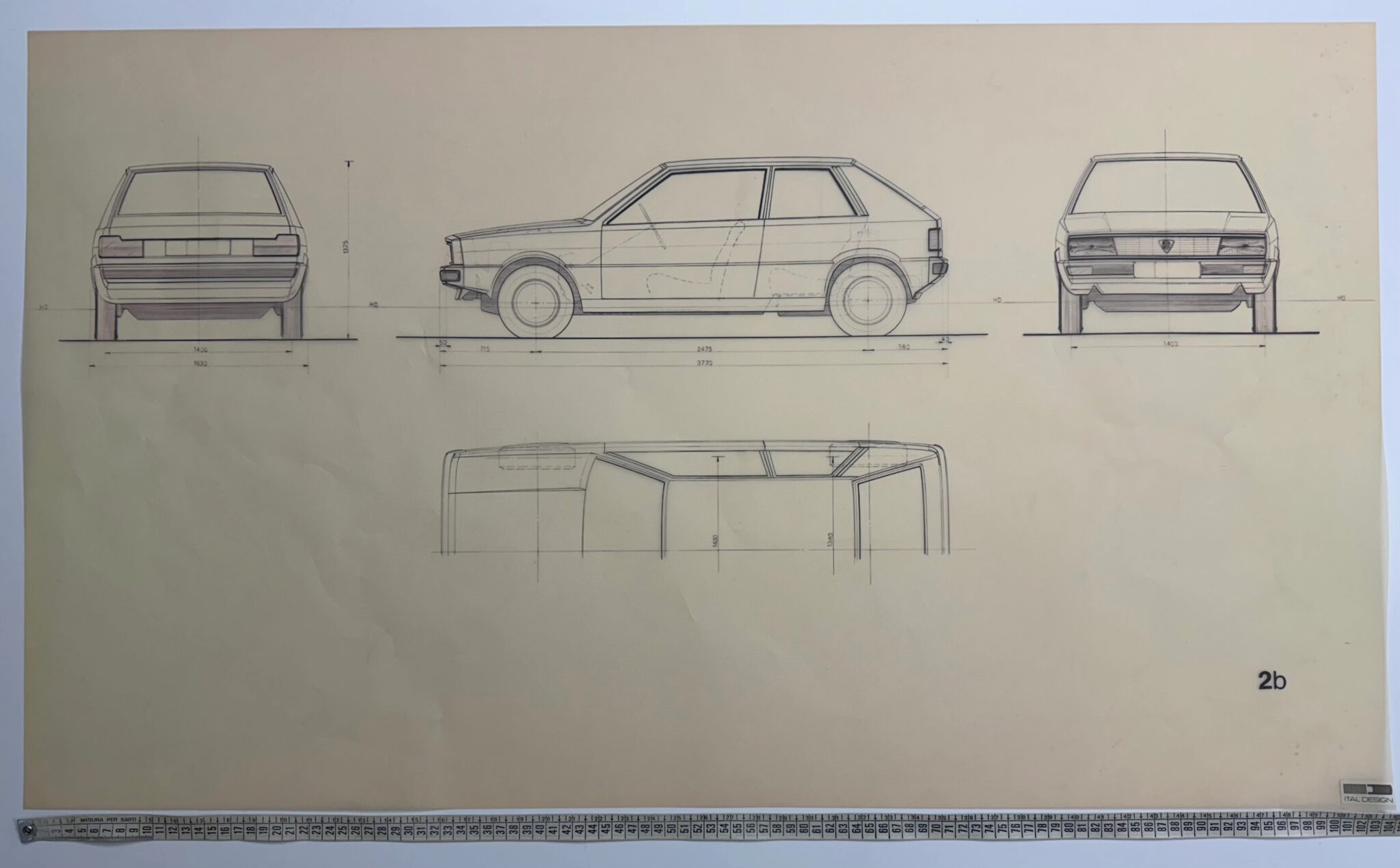 For Sale: A Collection Of Historic Bertone Blueprints
