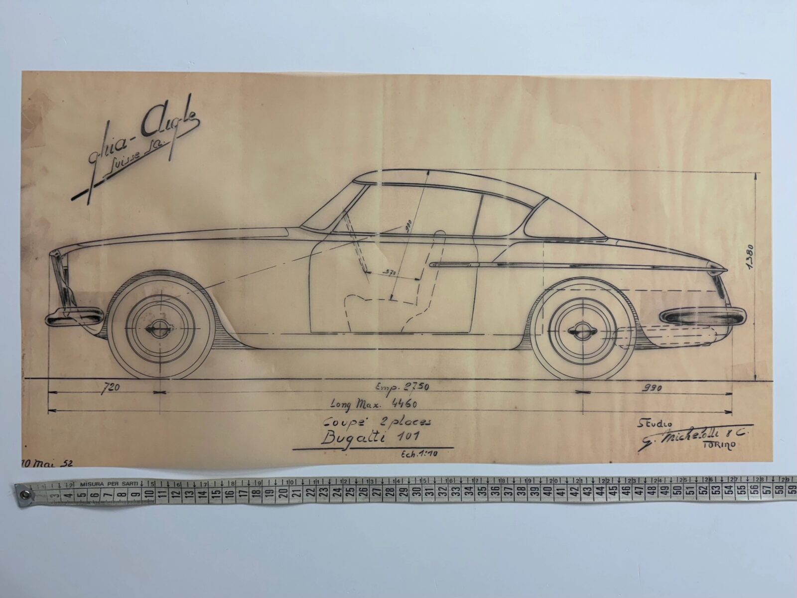 For Sale: A Collection Of Historic Bertone Blueprints
