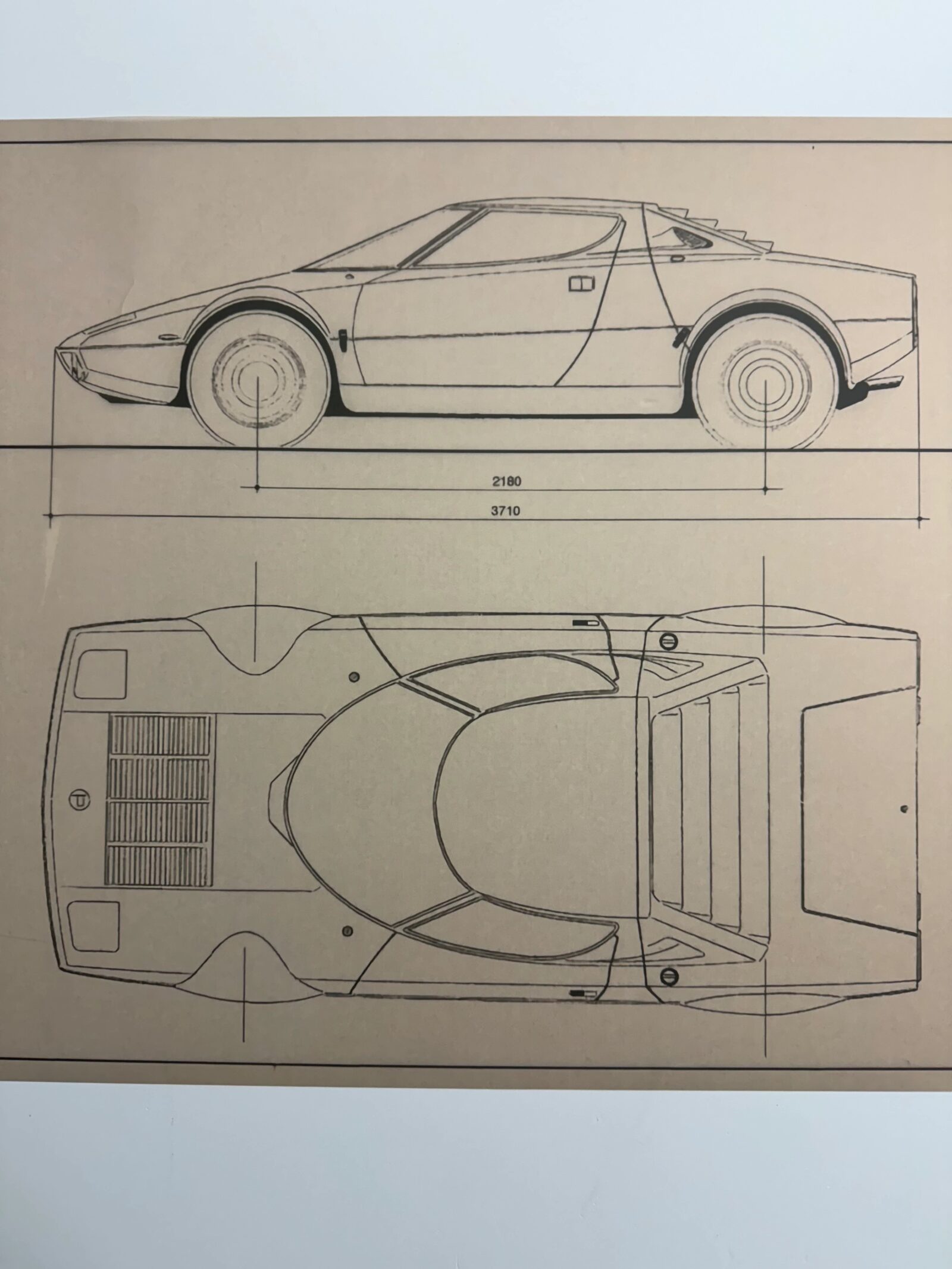 For Sale: A Collection Of Historic Bertone Blueprints