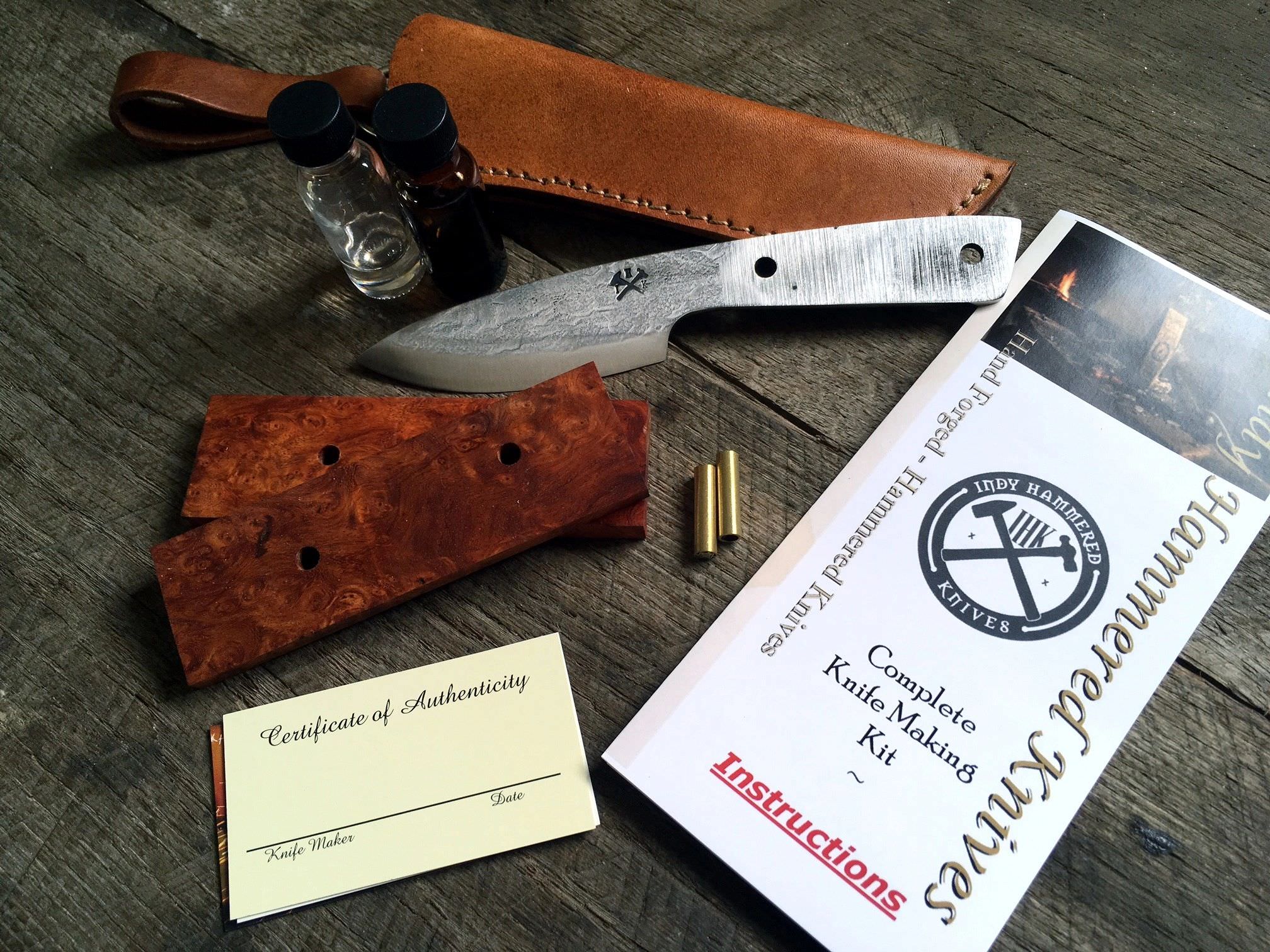 The Complete Knife Making Kit By Indy Hammered Knives