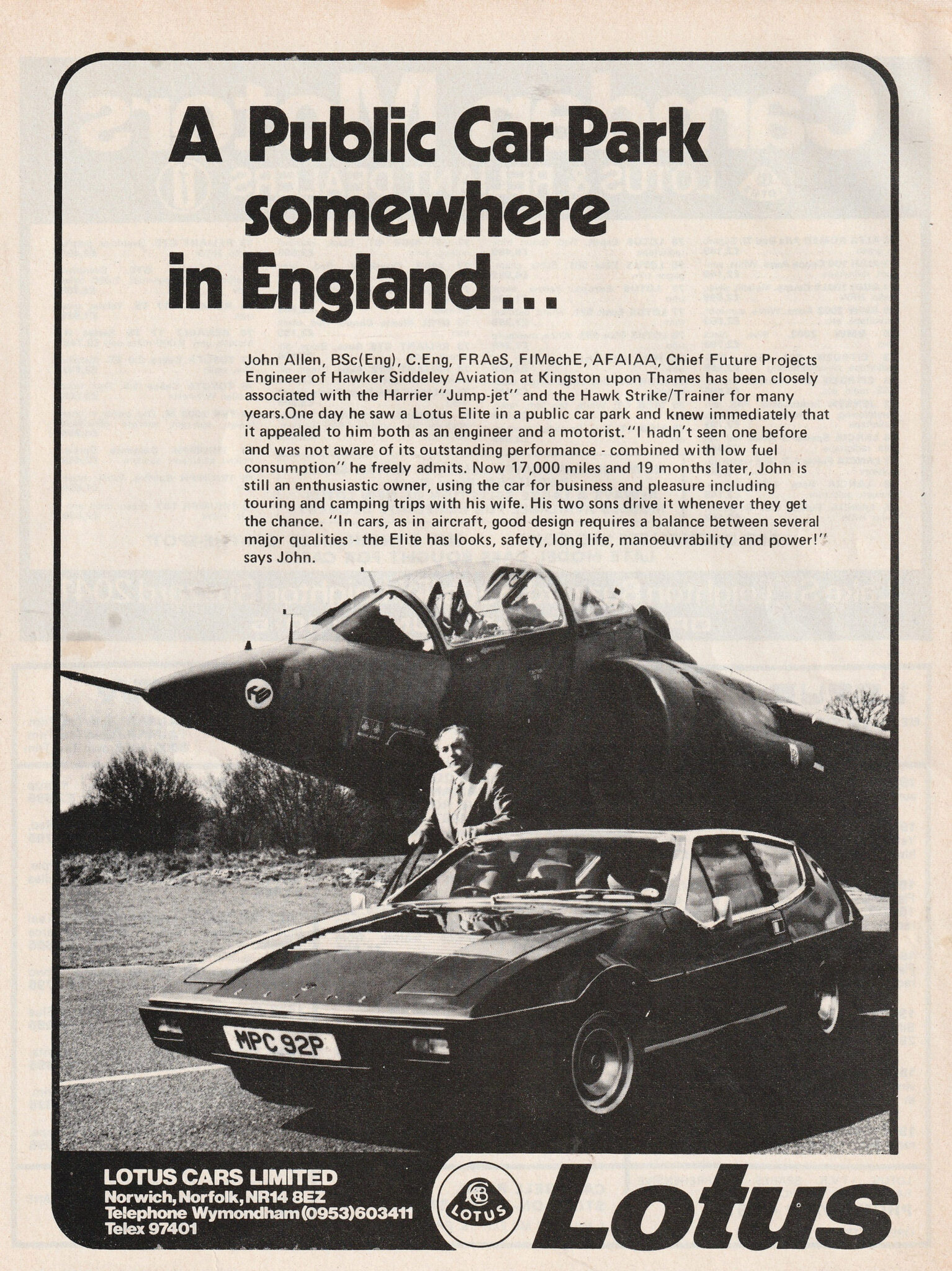 "The Forgotten Lotus" – A 1979 Lotus Elite Project Car