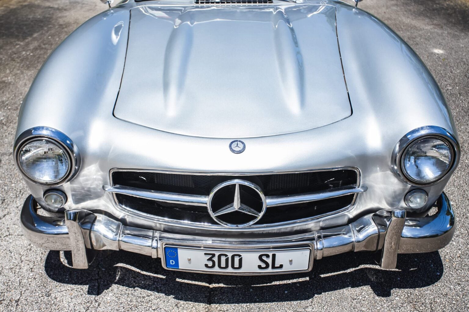 A 1982 Mercedes-Benz 230CE With A Handmade 300SL Gullwing Body