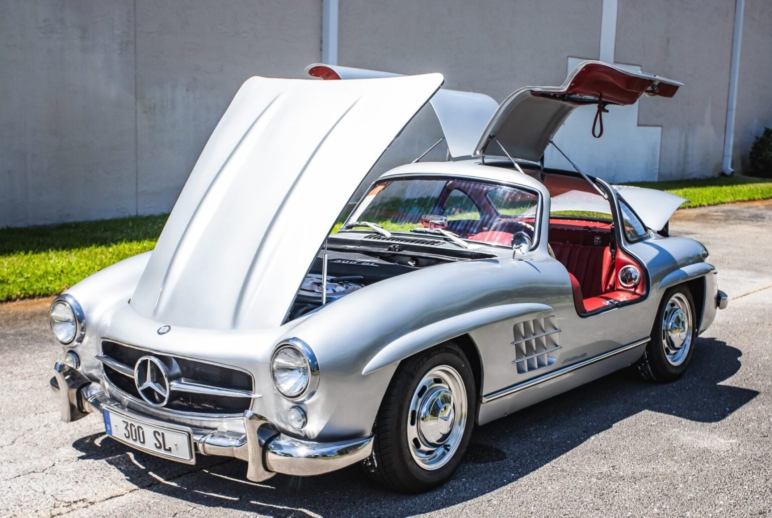 A 1982 Mercedes-Benz 230CE With A Handmade 300SL Gullwing Body