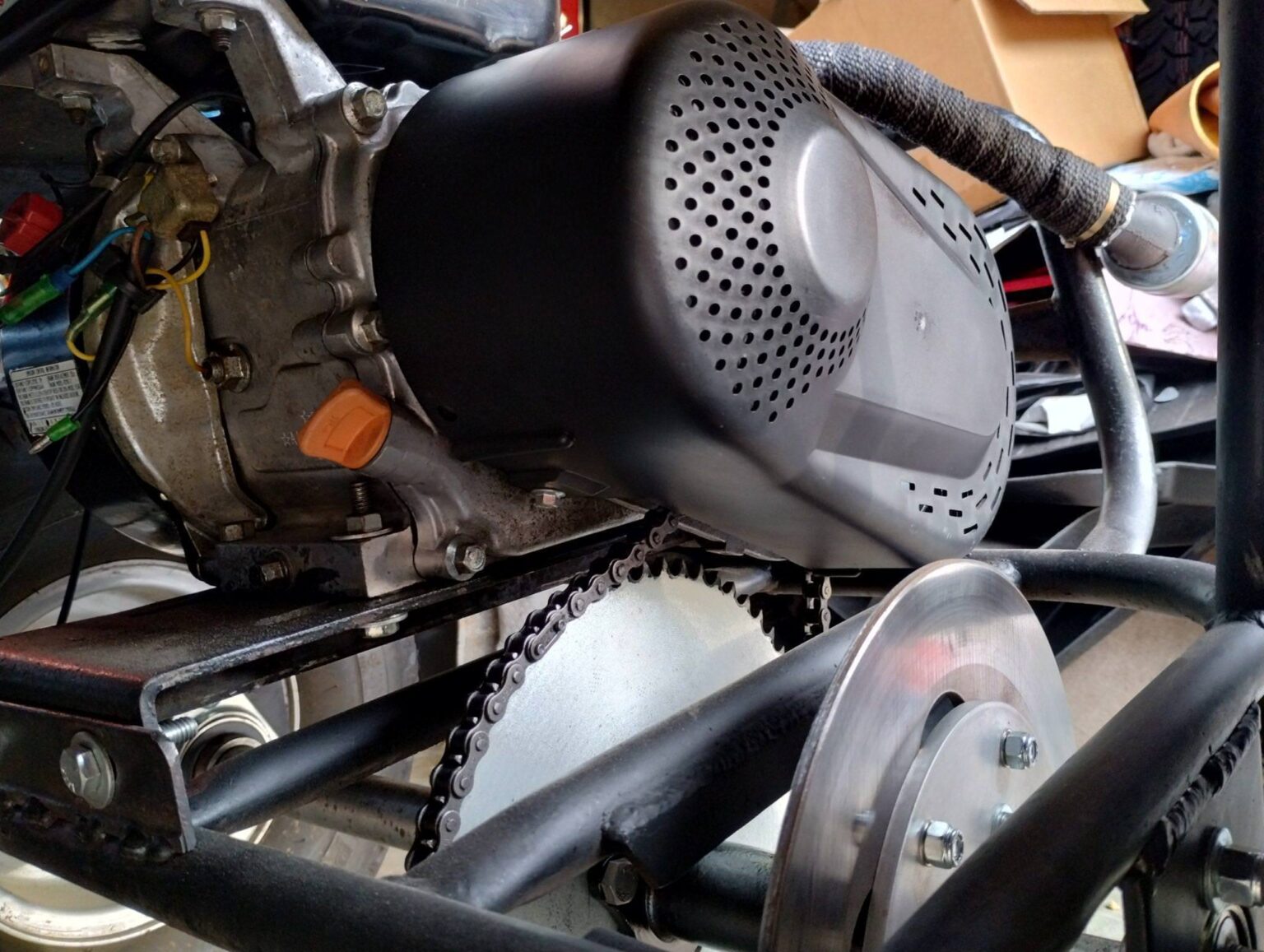 A Rare 1970s-Era Muskin Dune Cat Go Kart