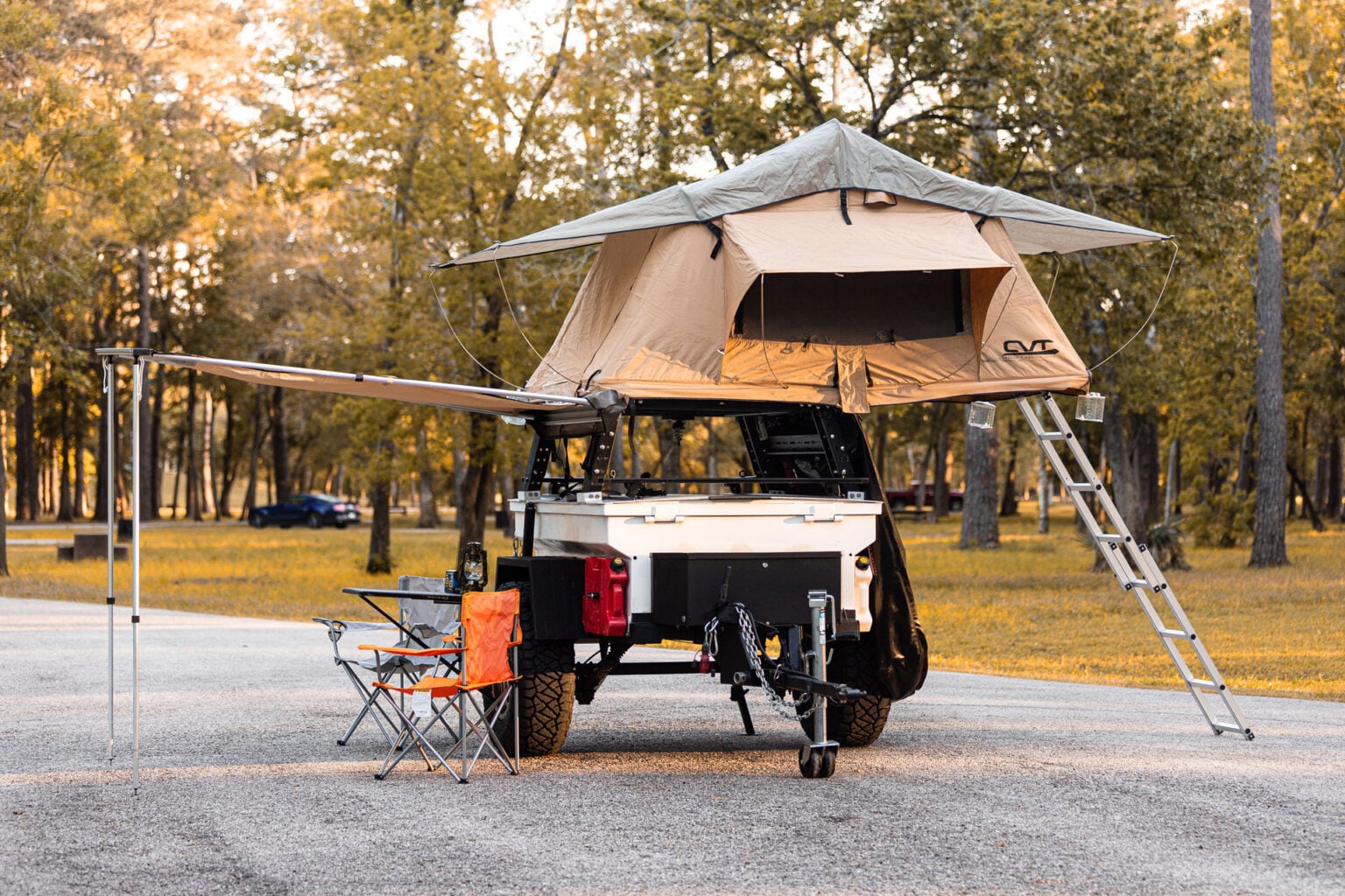 Off-Grid Camping Rig: A Restored 1966 Johnson M416 Military Trailer