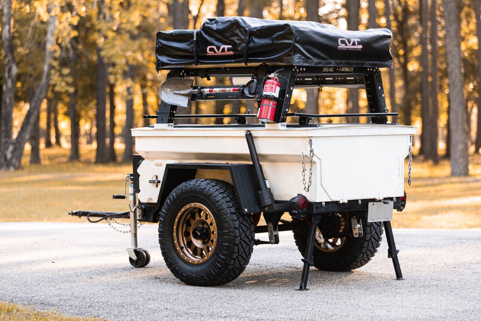 Off-Grid Camping Rig: A Restored 1966 Johnson M416 Military Trailer