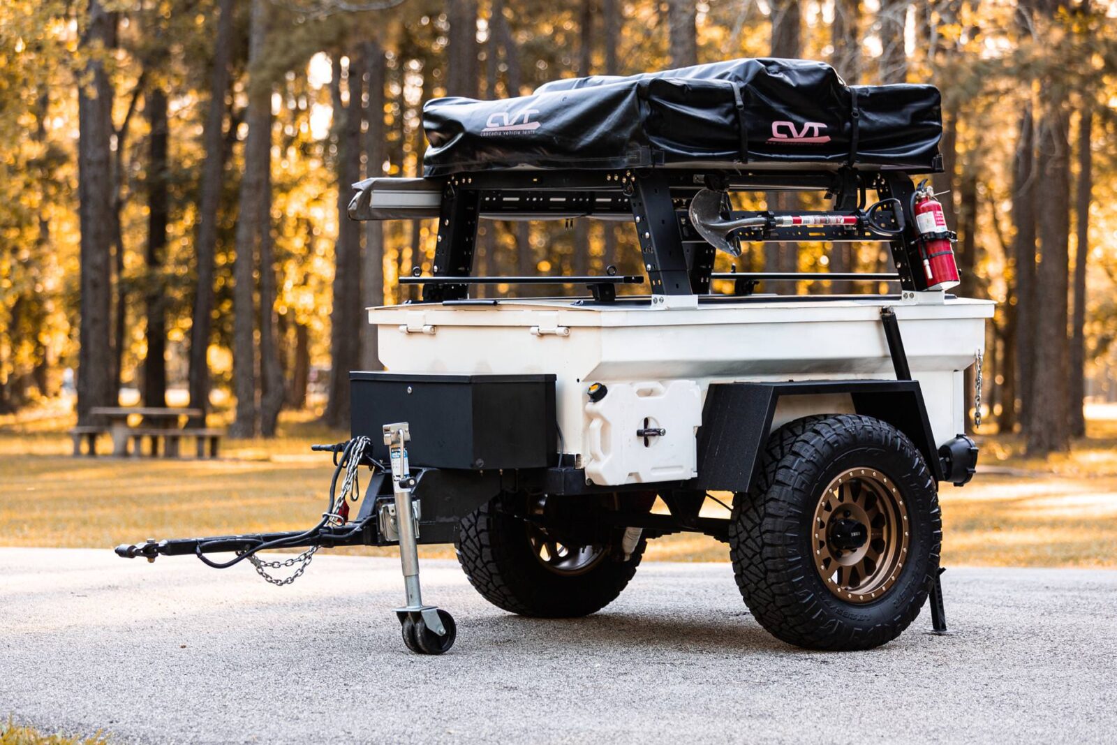 Off-Grid Camping Rig: A Restored 1966 Johnson M416 Military Trailer