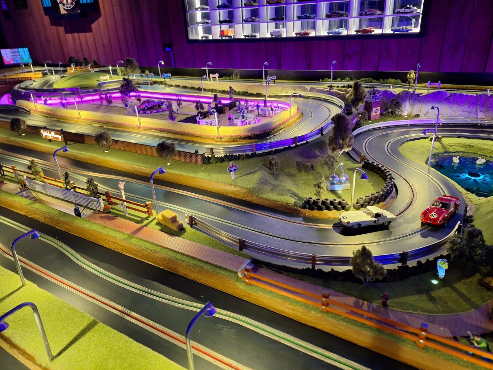 There's A Giant ~16 Foot Wide Slot Car Race Track For Sale