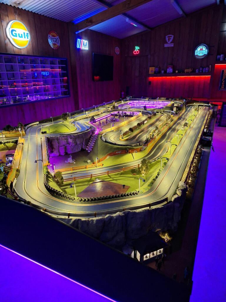 There's A Giant ~16 Foot Wide Slot Car Race Track For Sale