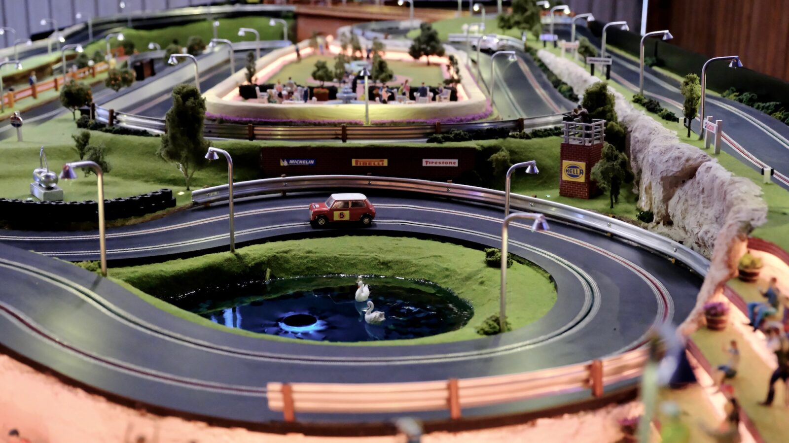 There's A Giant ~16 Foot Wide Slot Car Race Track For Sale