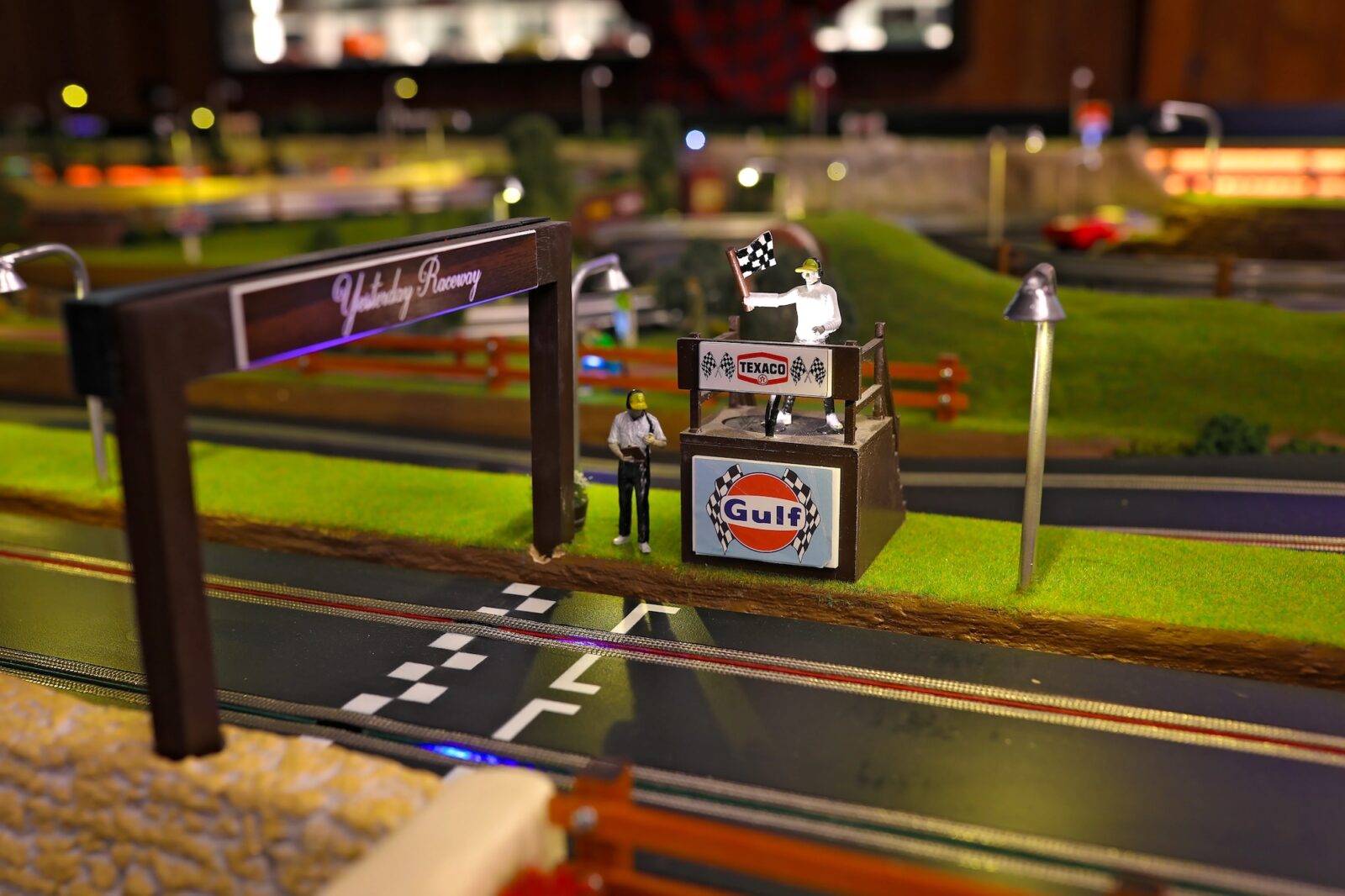 There's A Giant ~16 Foot Wide Slot Car Race Track For Sale