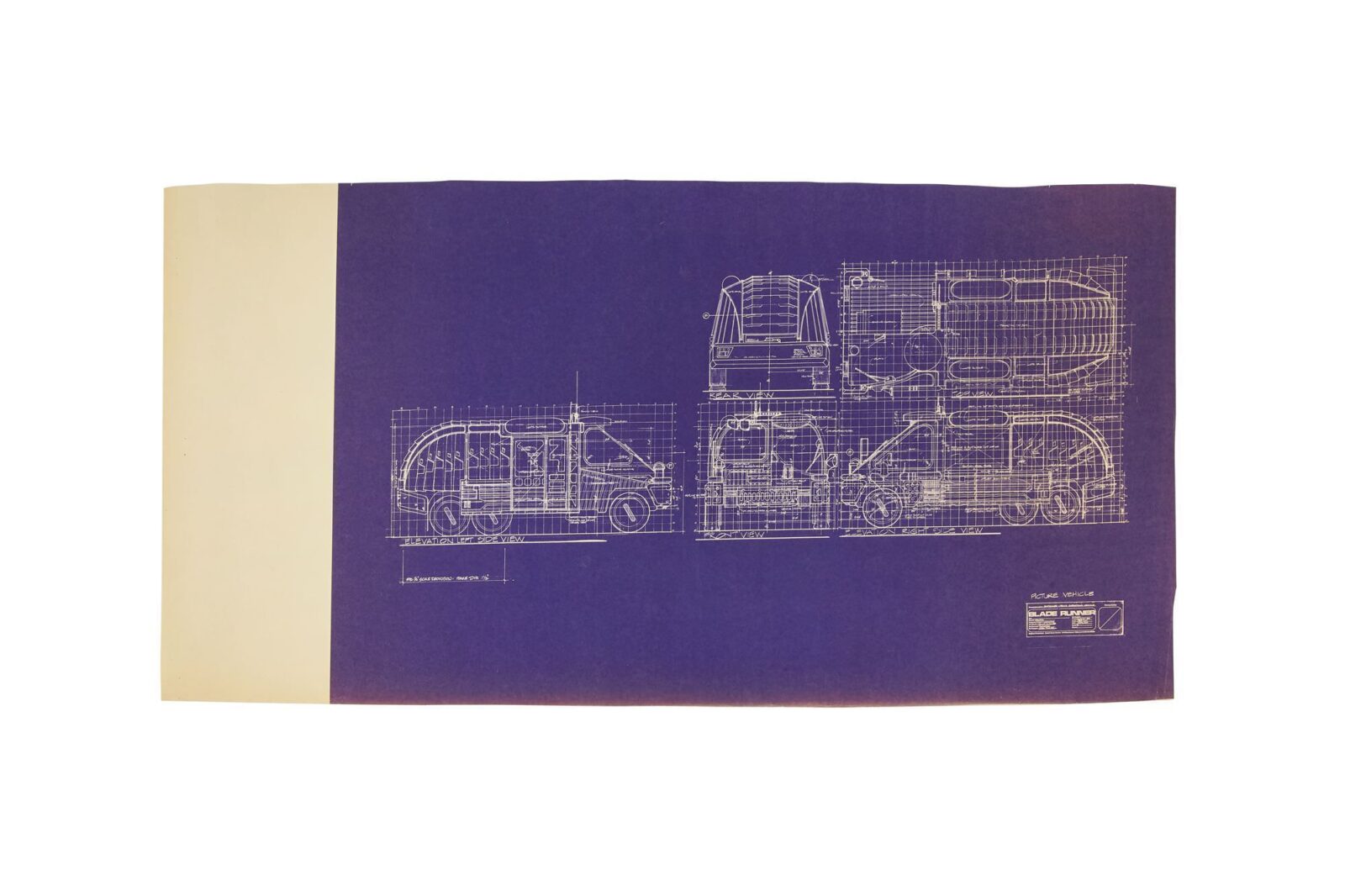 A Set Of Blade Runner Blueprint Reproductions – $300+ USD