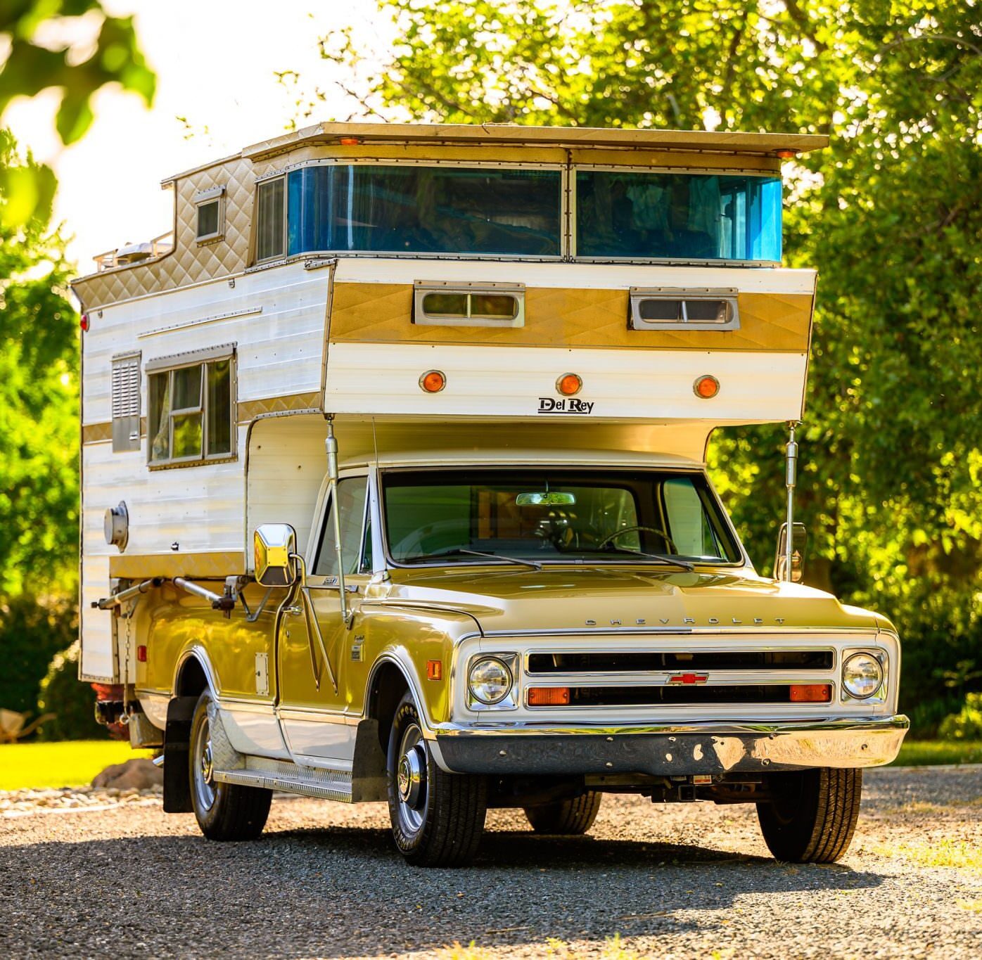 For Sale: A 1968 Chevrolet C20 + Del Rey "Sky Lounge" Camper