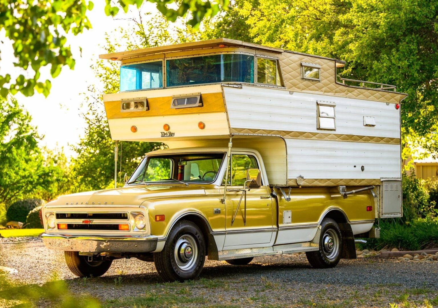 For Sale: A 1968 Chevrolet C20 + Del Rey "Sky Lounge" Camper