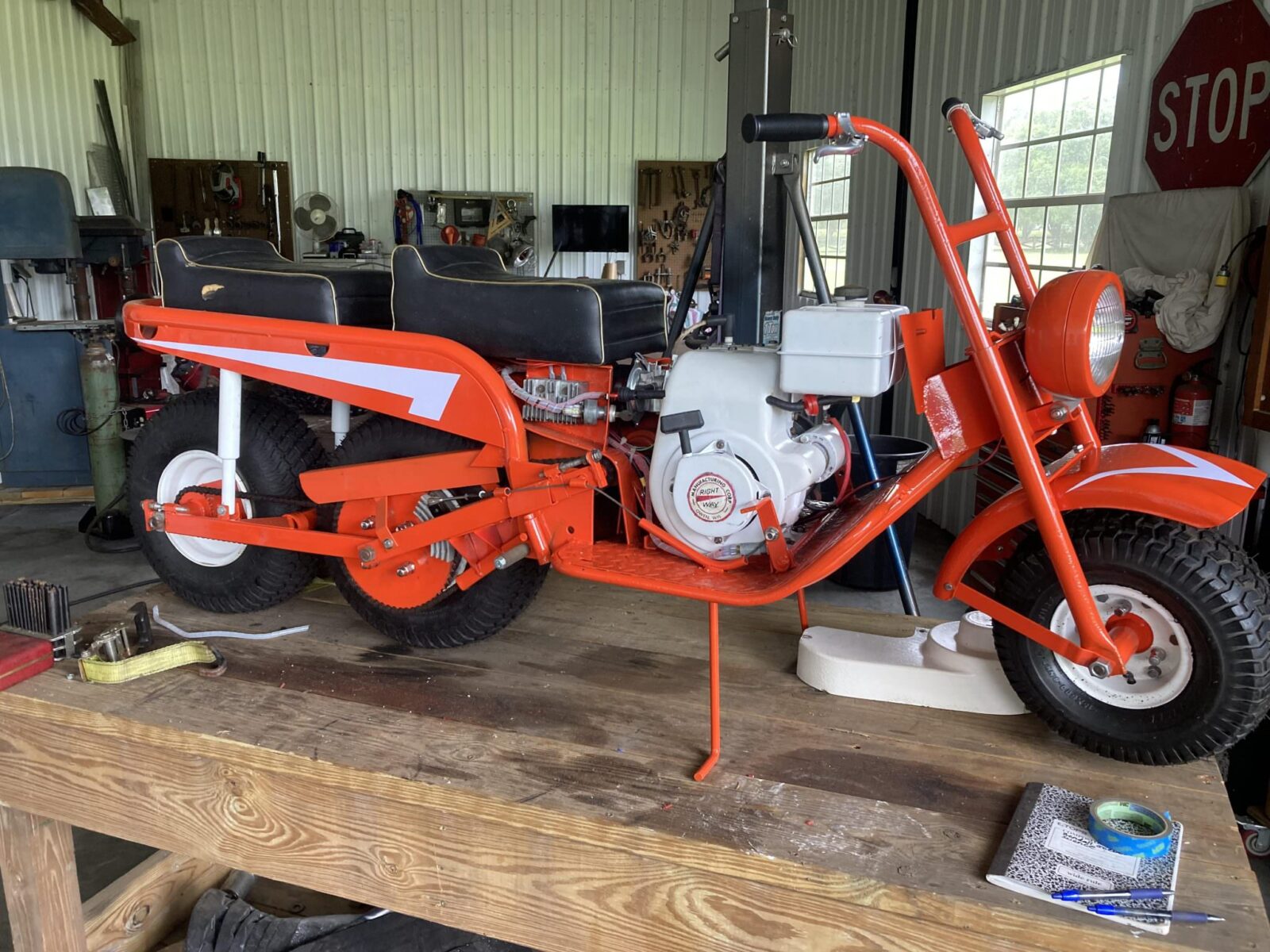 The Weird "Jak Pak 300" – A Rare American "Inline Trike" Motorcycle