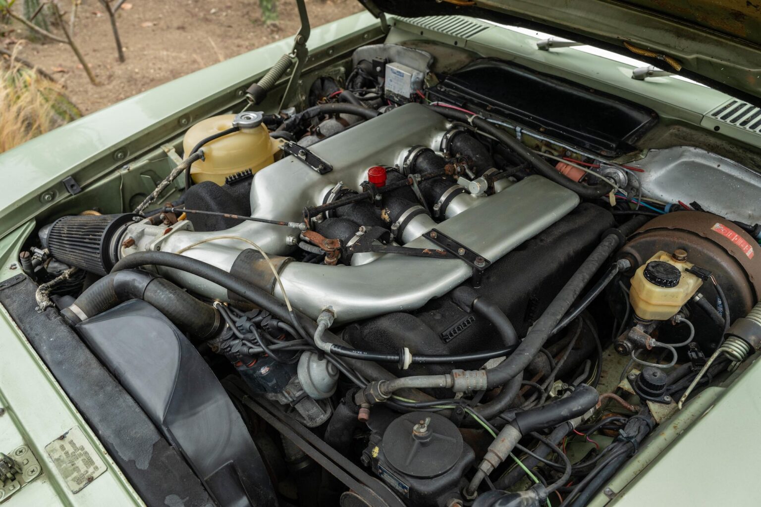 Madness On Wheels: The "Green Machine" Mercedes-Benz 450SLC 6.9 V8