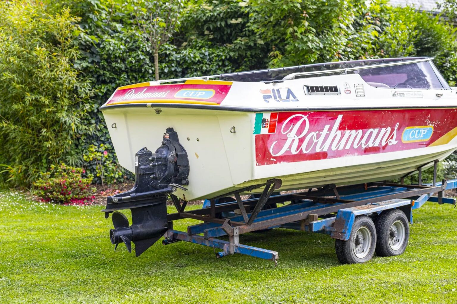 For Sale: A 1981 Rothmans Trophy Race Boat Driven By Didier Pironi
