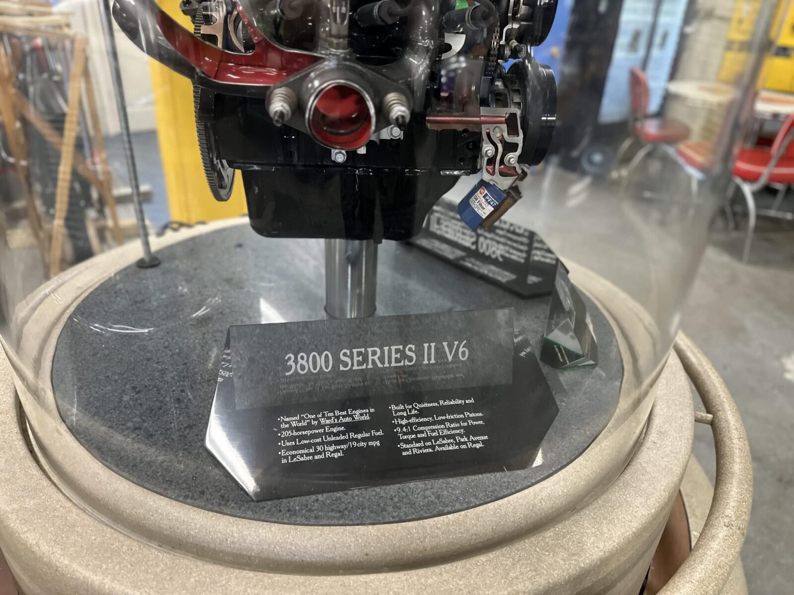 General Motors Cutaway Display Engine: A Buick 3800 V6 "Fireball"